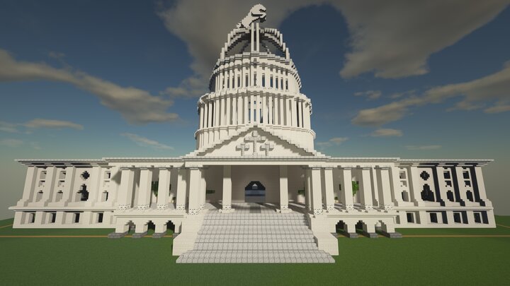 Just a white house Minecraft Map