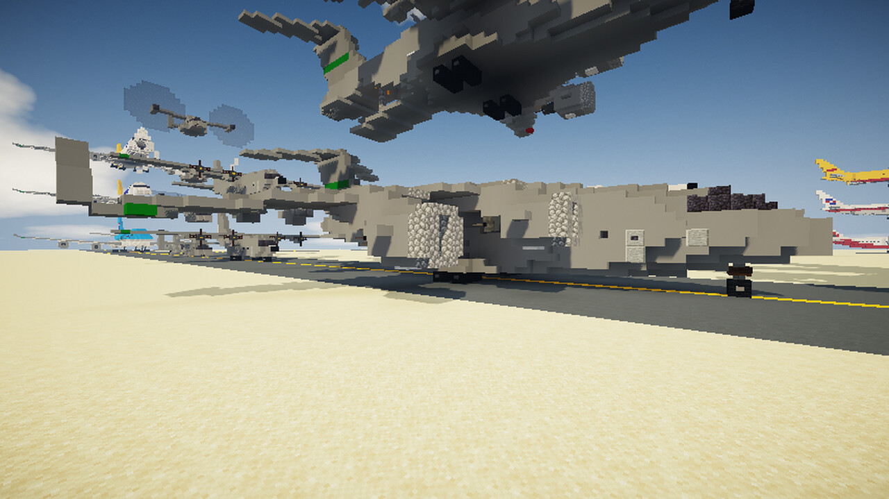 C-17 Globemaster III Minecraft Map