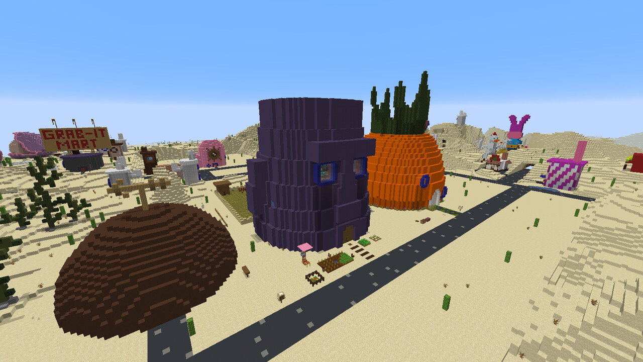 Bikini Bottom Map Minecraft Map