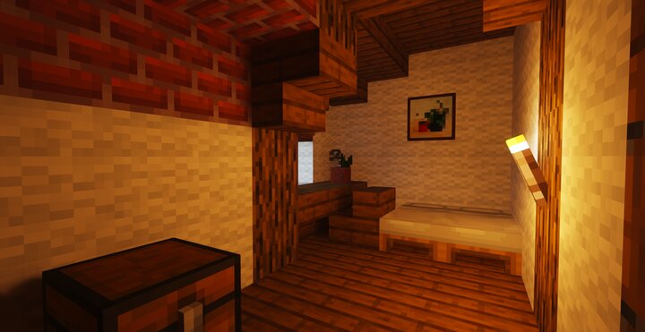 Medieval fantasy inn. (With interior) Minecraft Map