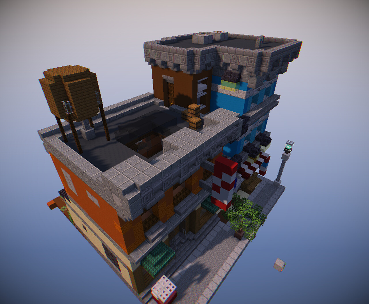 LEGO Modular "Detective's Office" Recreation Minecraft Map