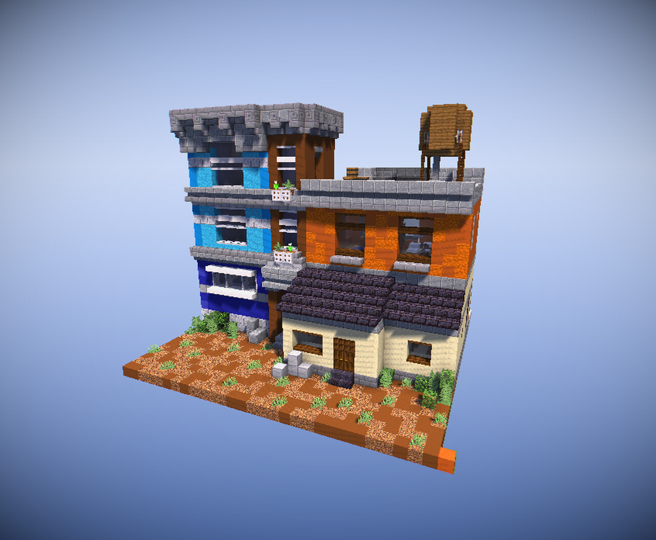 LEGO Modular "Detective's Office" Recreation Minecraft Map