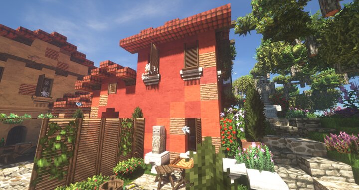 Roman style mansion Minecraft Map