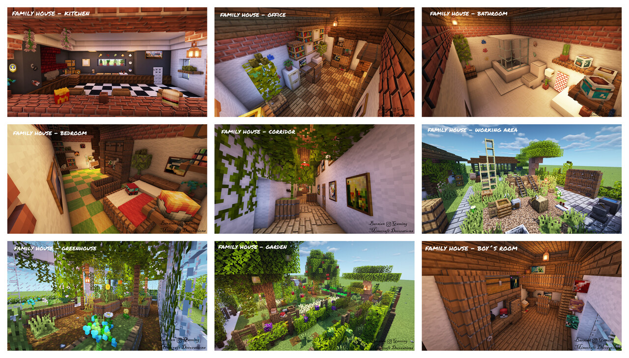 The Family House Minecraft Map