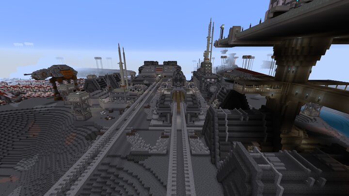 Bracca, age: Civil War (Star Wars planet) Minecraft Map