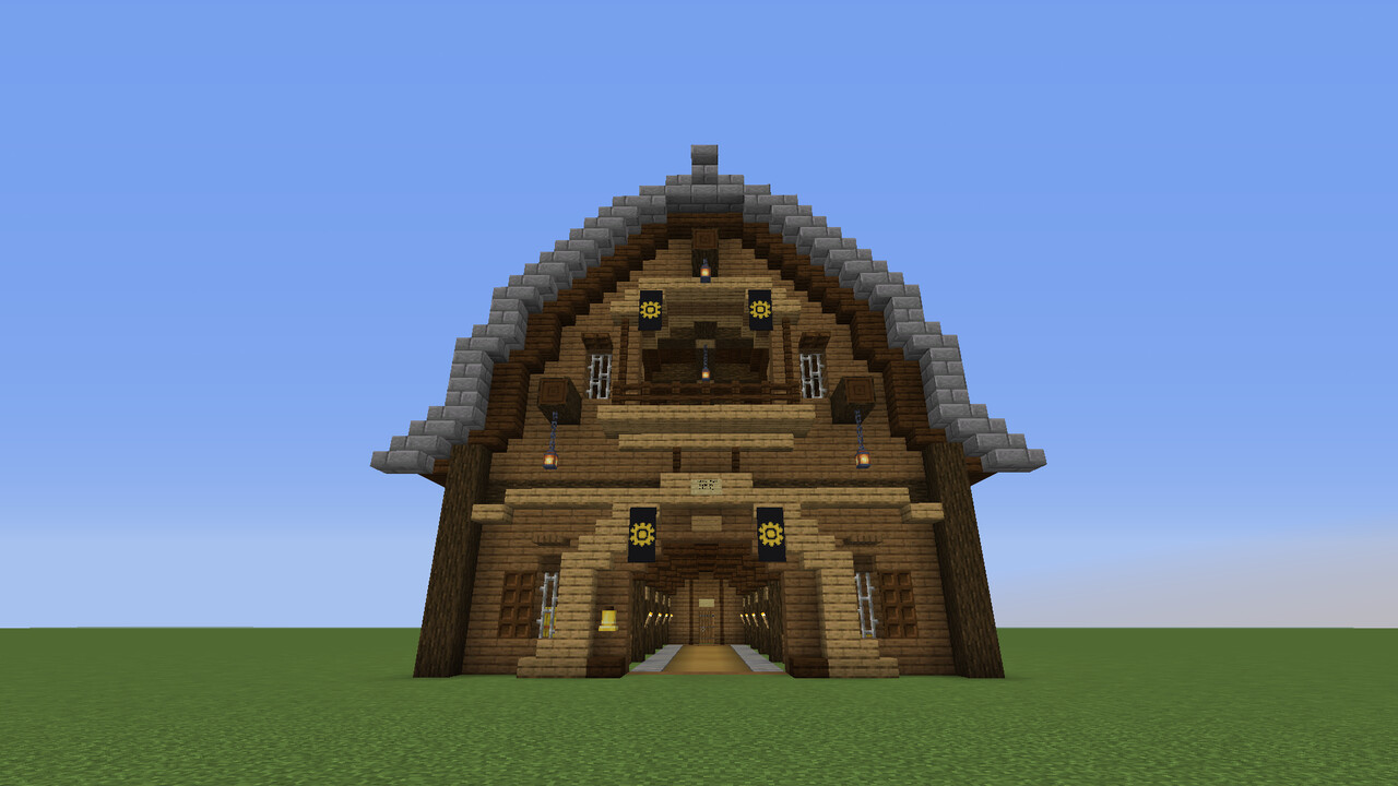 A Medieval Barn Minecraft Map