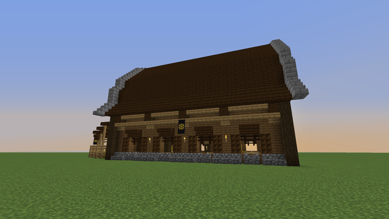 A Medieval Barn Minecraft Map