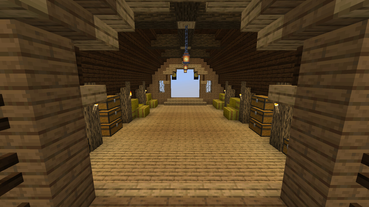 A Medieval Barn Minecraft Map