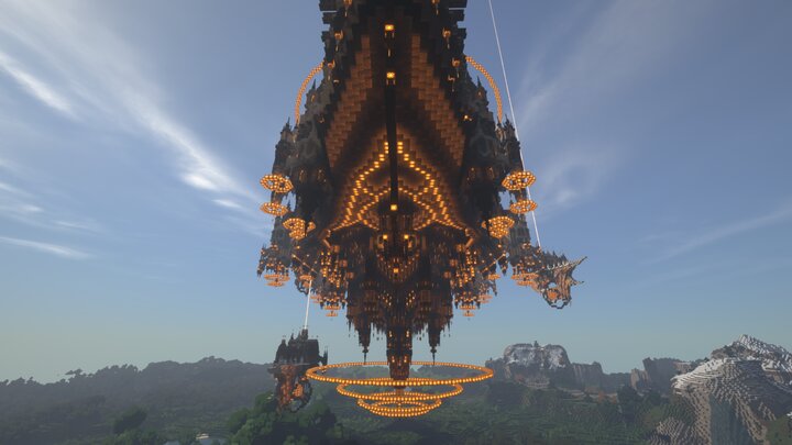 Aredzar - A massive Capital Airship Minecraft Map