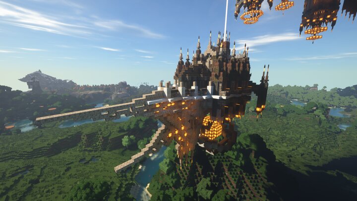Aredzar - A massive Capital Airship Minecraft Map