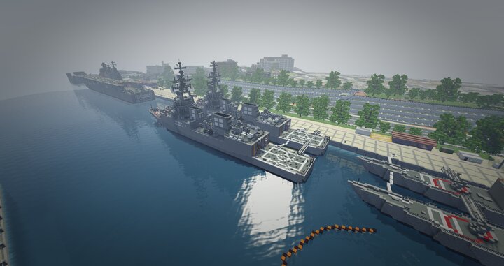 sydney naval base HMAS KUTTABUL Minecraft Map