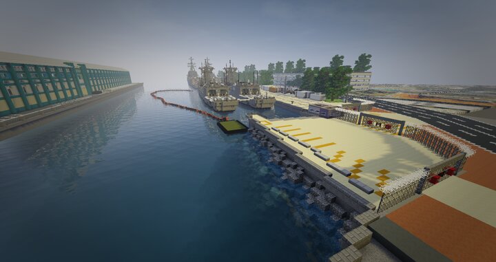 sydney naval base HMAS KUTTABUL Minecraft Map