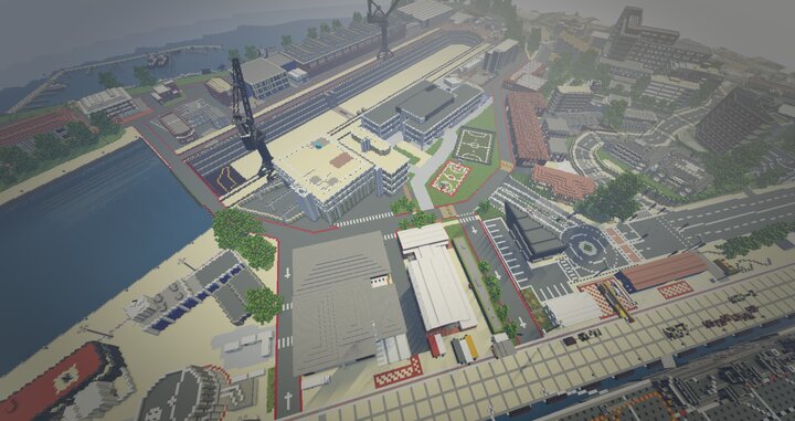 sydney naval base HMAS KUTTABUL Minecraft Map