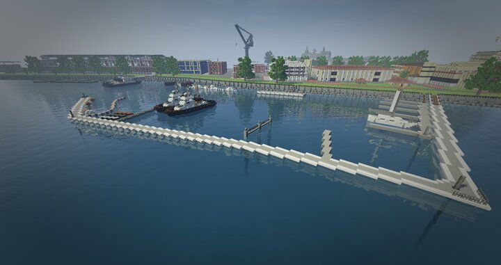 sydney naval base HMAS KUTTABUL Minecraft Map