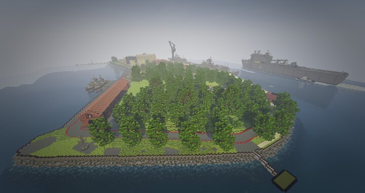 sydney naval base HMAS KUTTABUL Minecraft Map