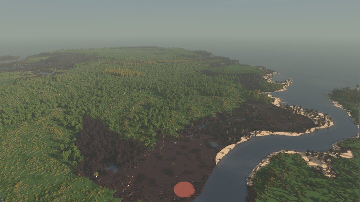 Anglalond - 2.7K x 8.2K Map of Pre-Modern England Minecraft Map