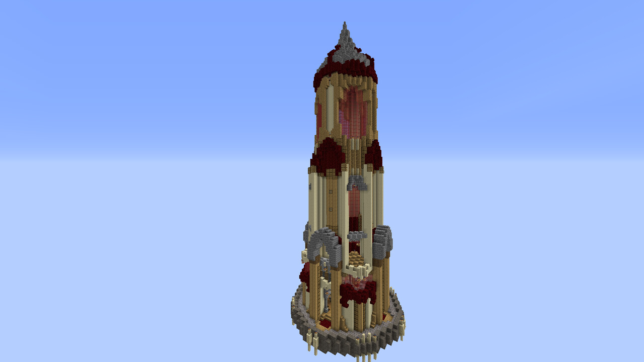 Arab-Gothic Sky Tower Minecraft Map