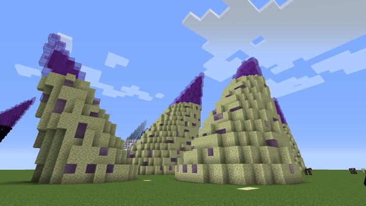 7x3 differently themed spikes Minecraft Map