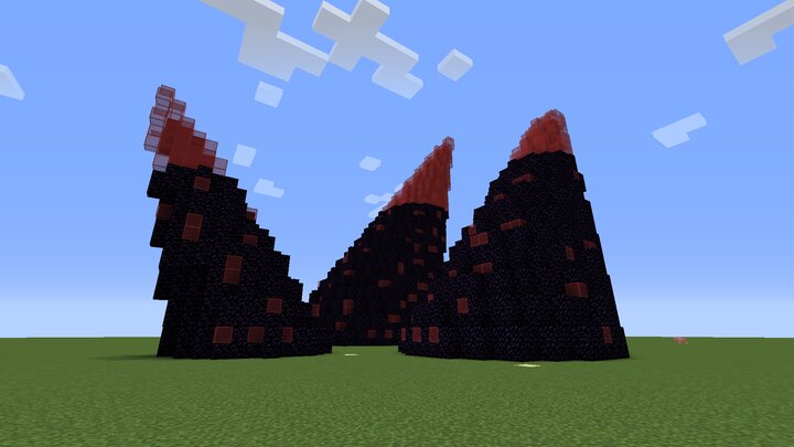 7x3 differently themed spikes Minecraft Map