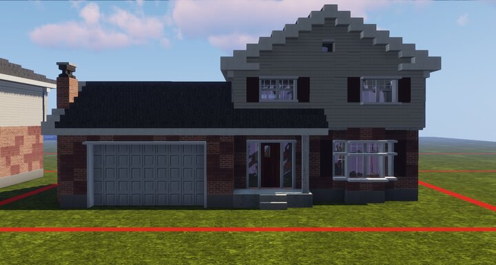 Split Houses Minecraft Map