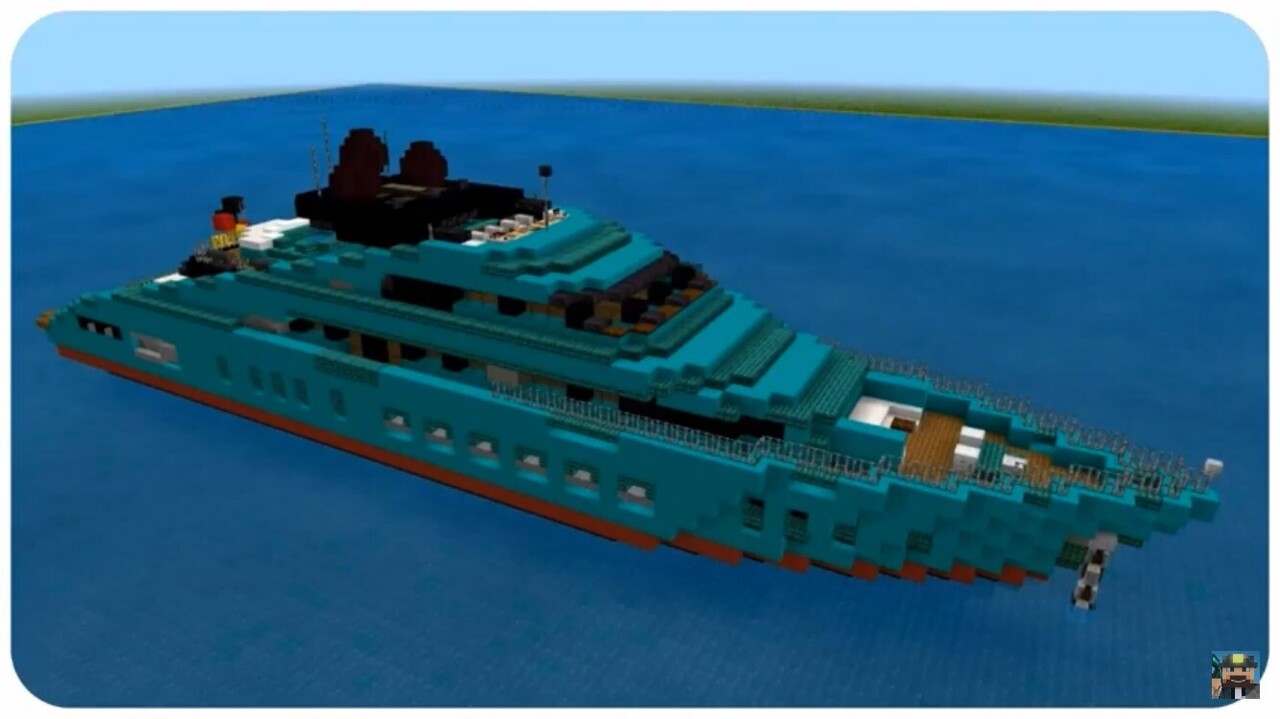 Minecraft Super Yacht Tutorial Download | „PJ“ 150 Minecraft Map
