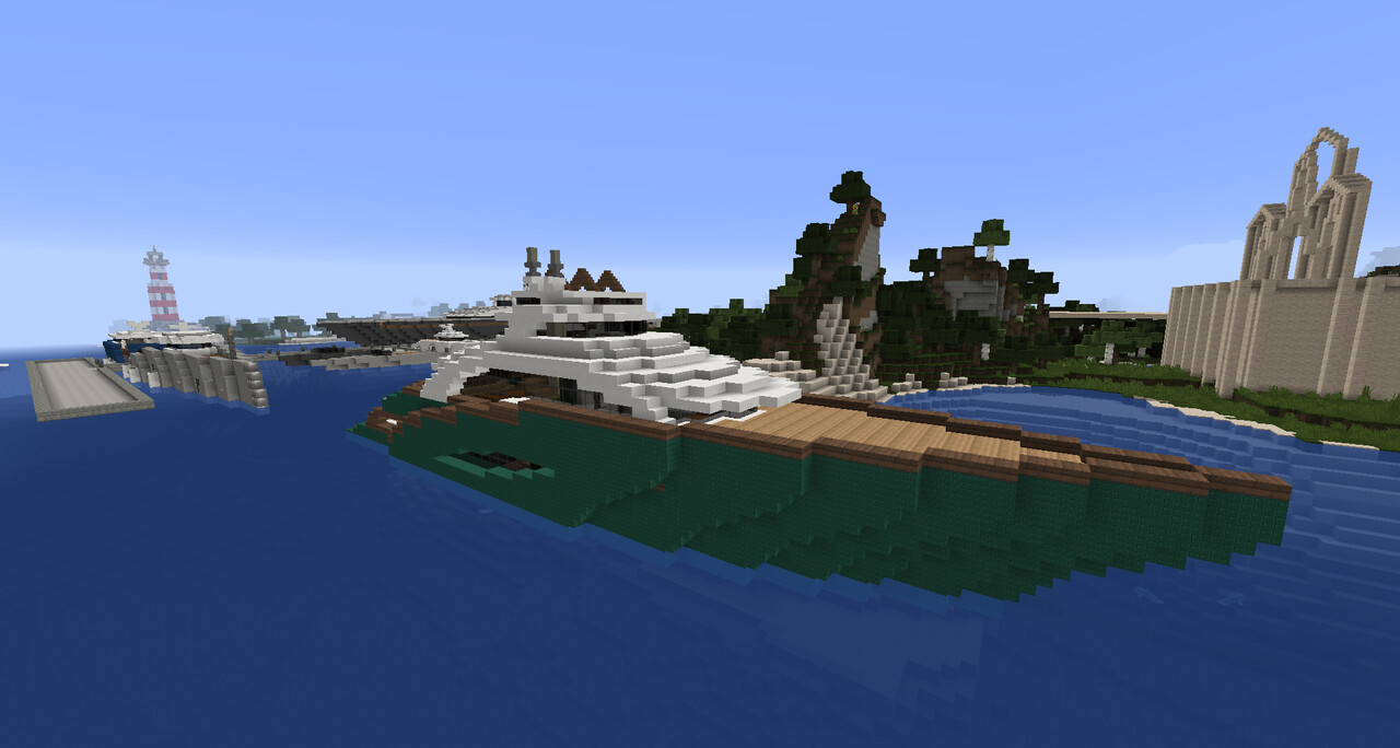 Mid Sized Yacht Minecraft Map