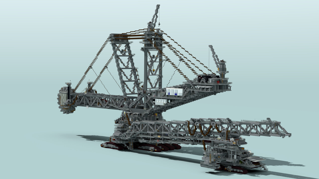 Bucket-Wheel Excavator Bagger 288 Minecraft Map