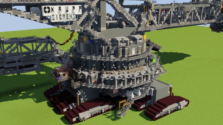 Bucket-Wheel Excavator Bagger 288 Minecraft Map