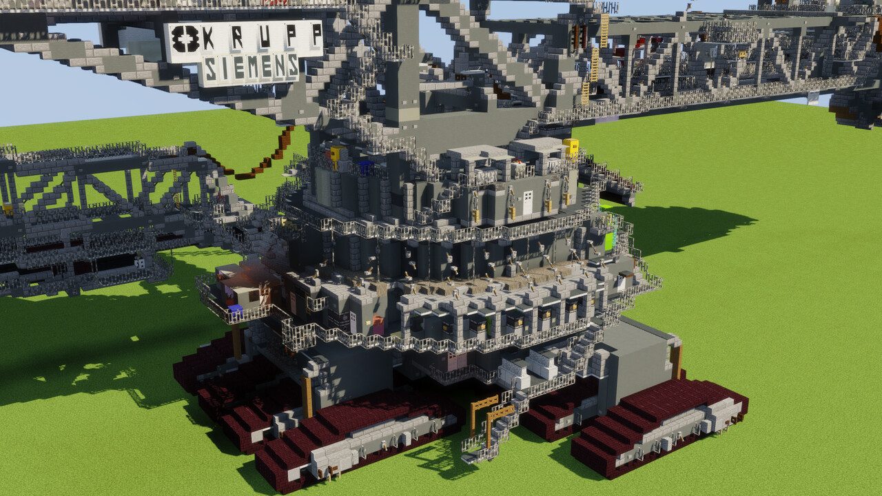 Bucket-Wheel Excavator Bagger 288 Minecraft Map
