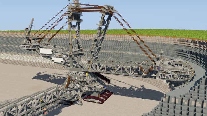 Bucket-Wheel Excavator Bagger 288 Minecraft Map
