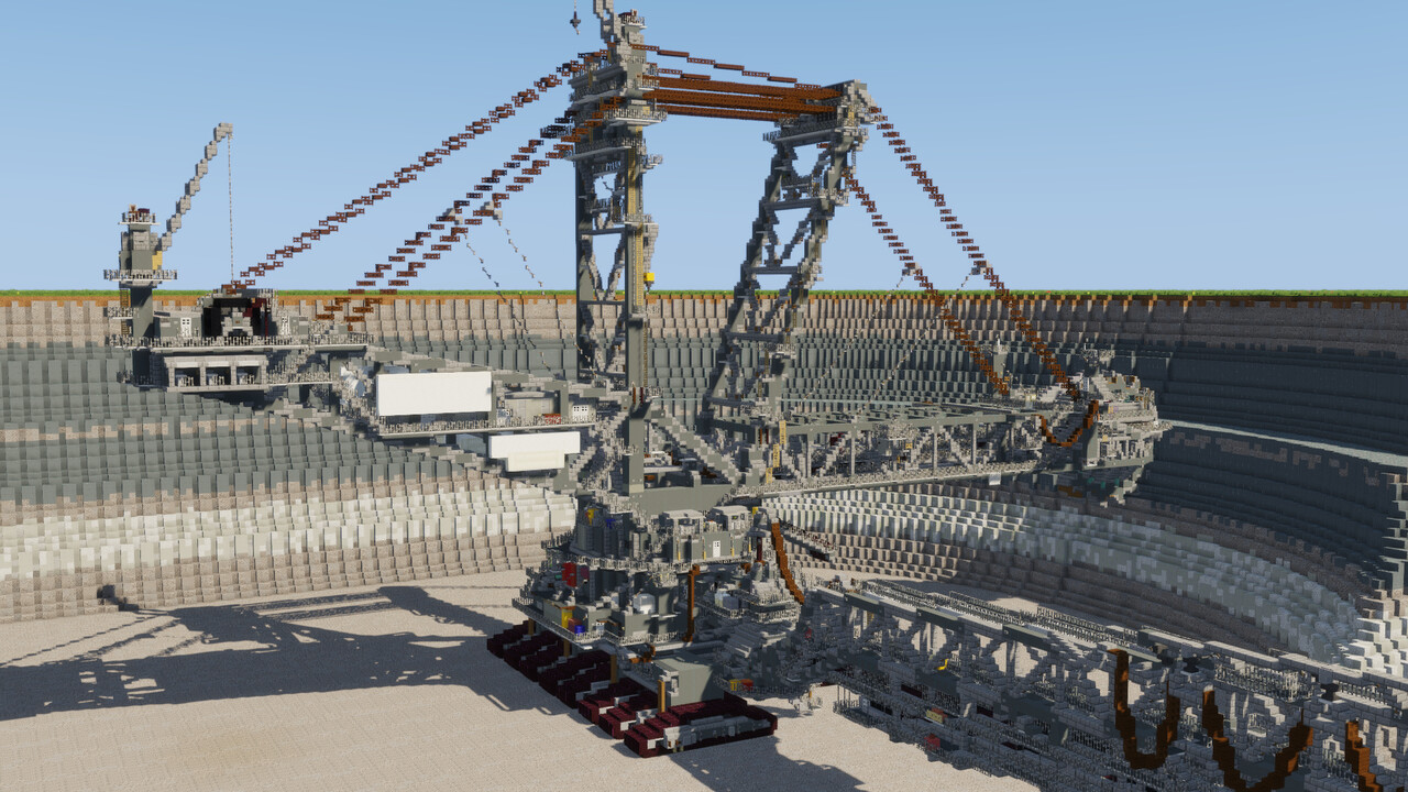 Bucket-Wheel Excavator Bagger 288 Minecraft Map
