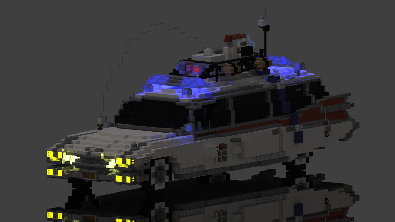 Ghostbusters Cadillac Miller-Meteor Ecto1 | 10:1 car Minecraft Map
