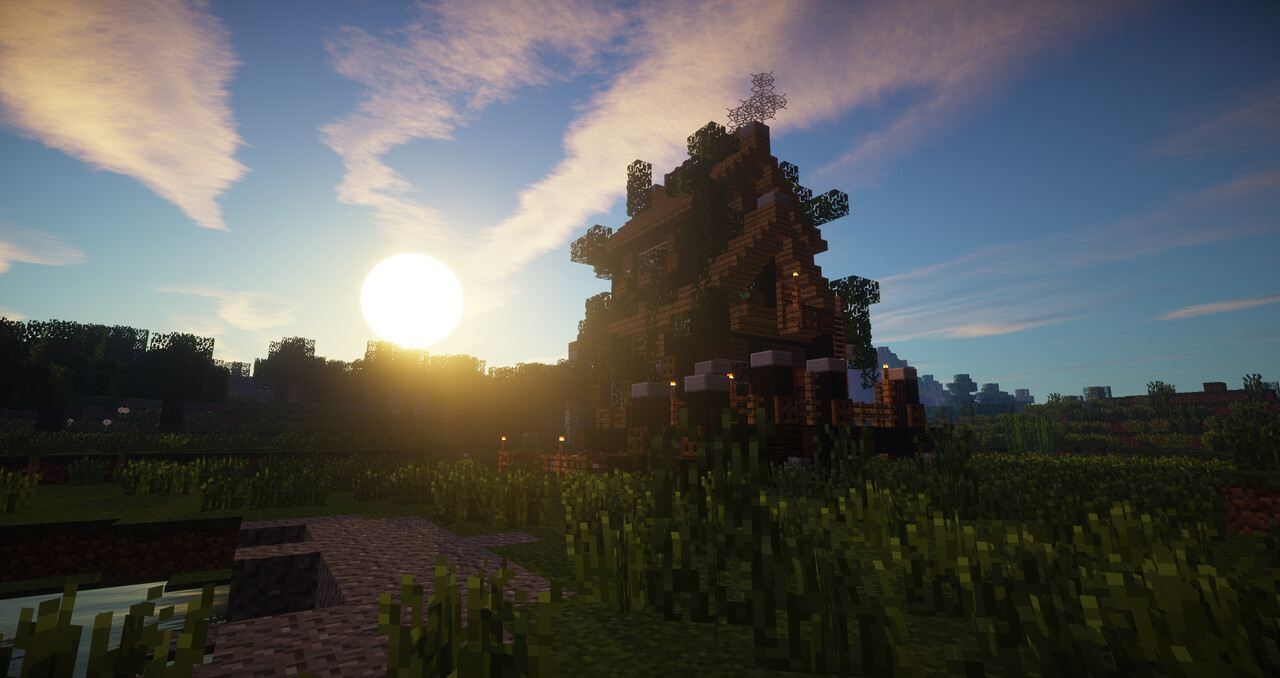 1 chunk build basic house Tutorial Minecraft Map