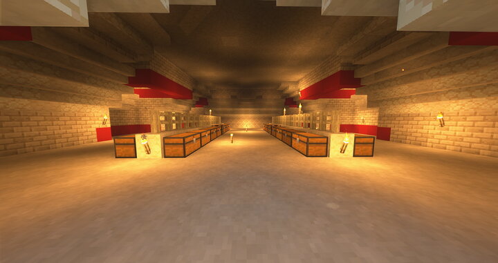 The Burning Desert - Warehouse Minecraft Map