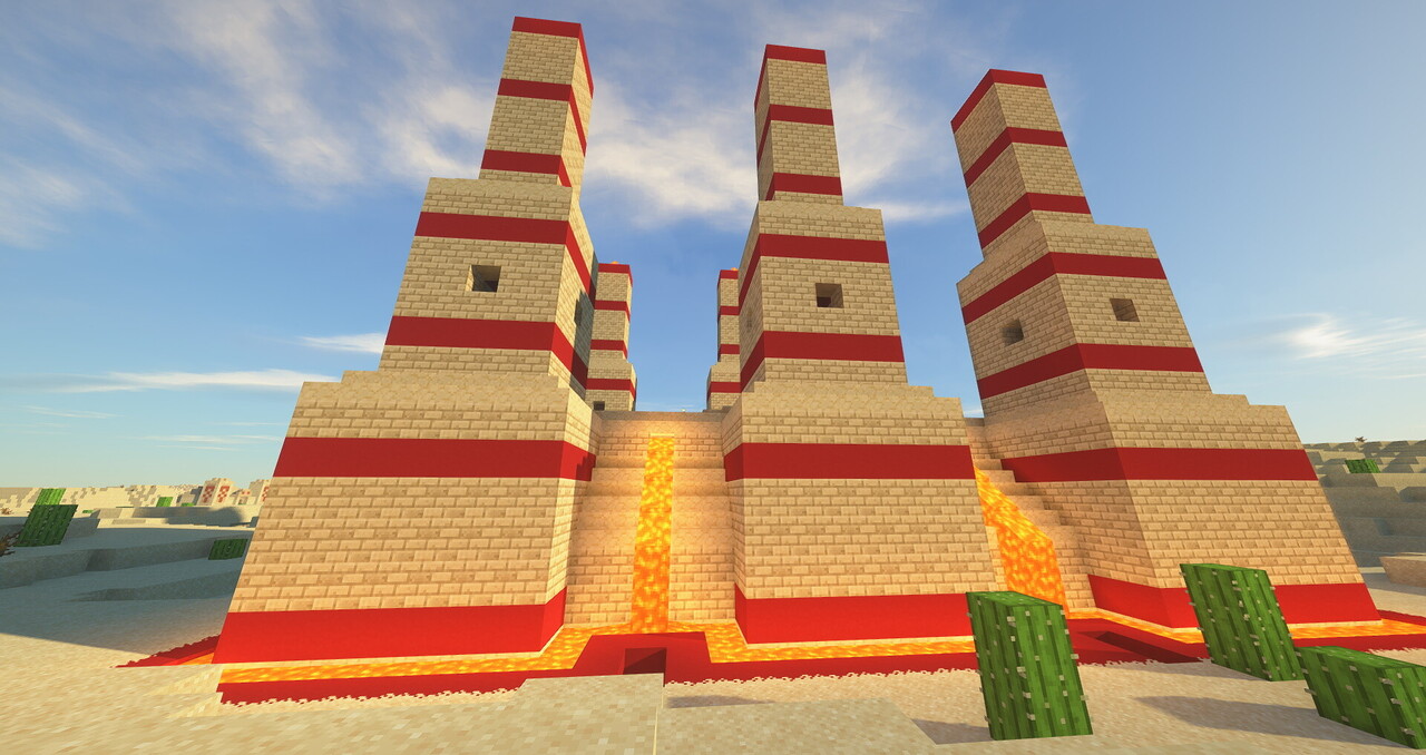 The Burning Desert - Warehouse Minecraft Map