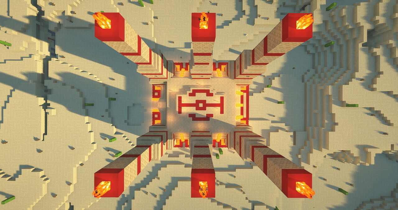 The Burning Desert - Warehouse Minecraft Map