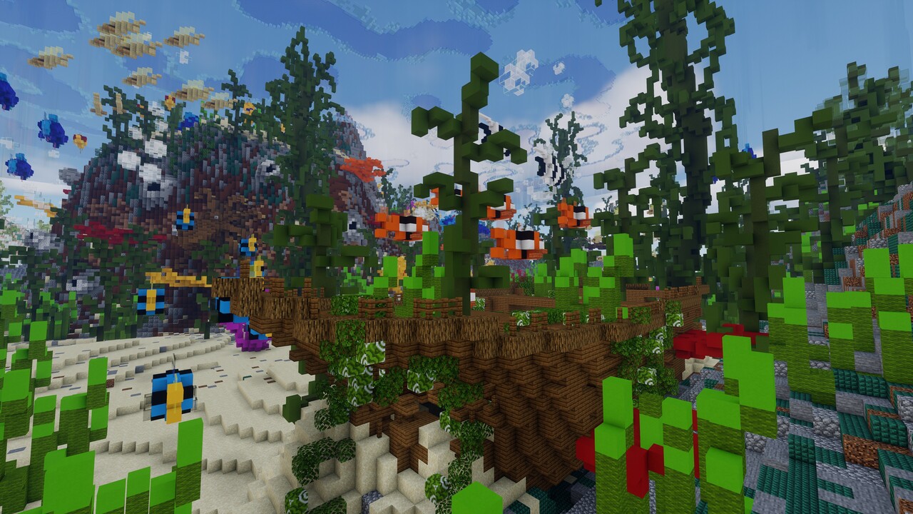 Underwater Tropical Life Minecraft Map