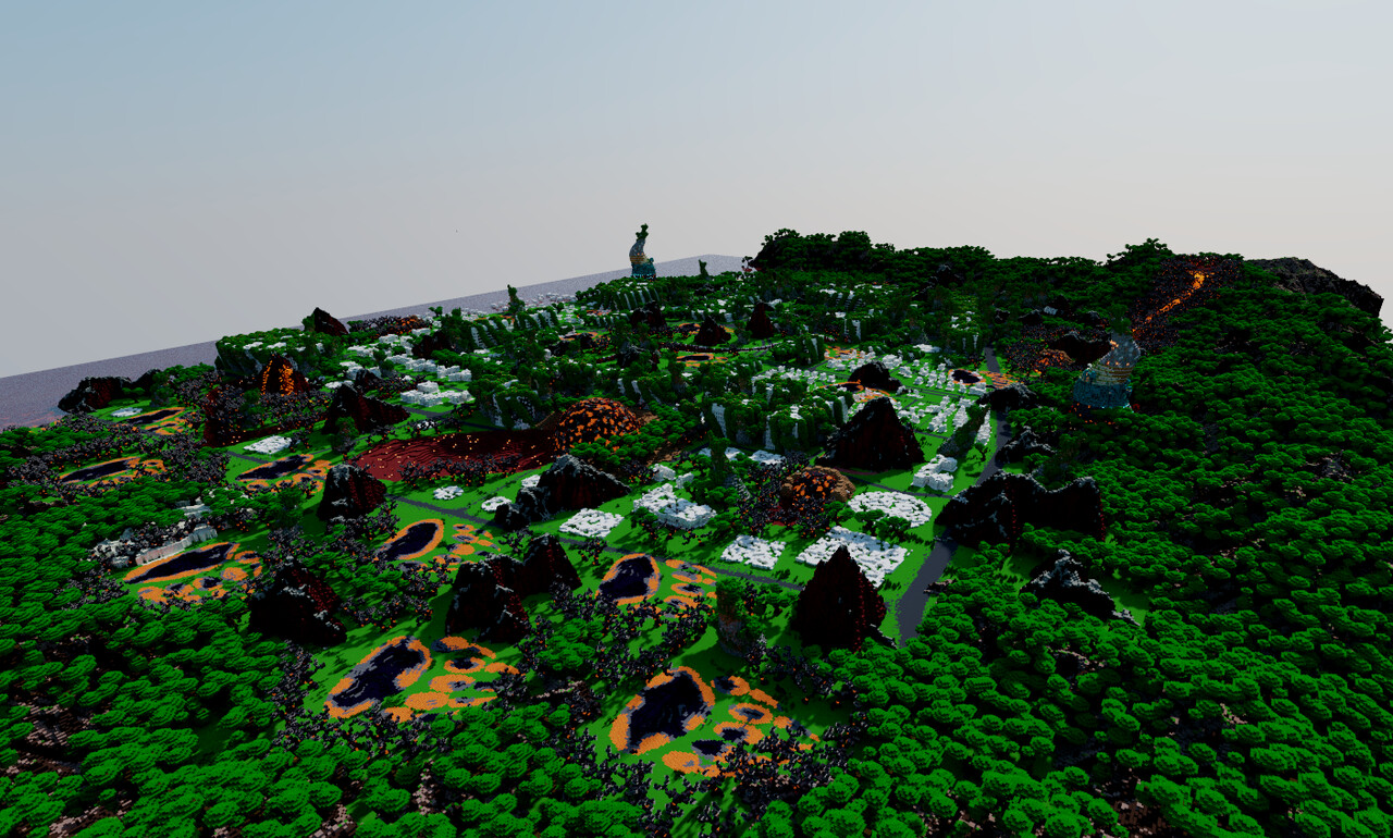 Abandoned post apocalyptic city Minecraft Map