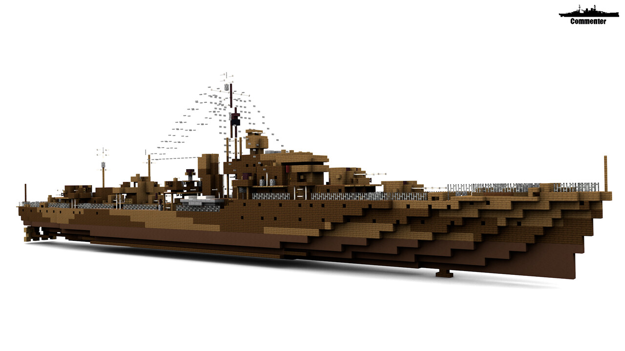 HMS Poop Ship 1:1 Scale Minecraft Map