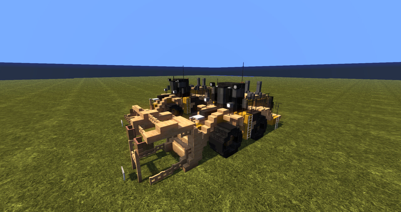 CAT 990K Millyard Arrangement & Wheel Loader Minecraft Map
