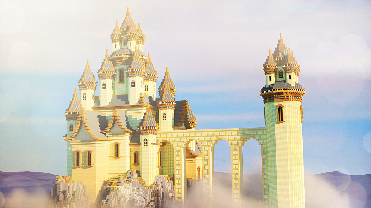 Ocean Island Castle Minecraft Map