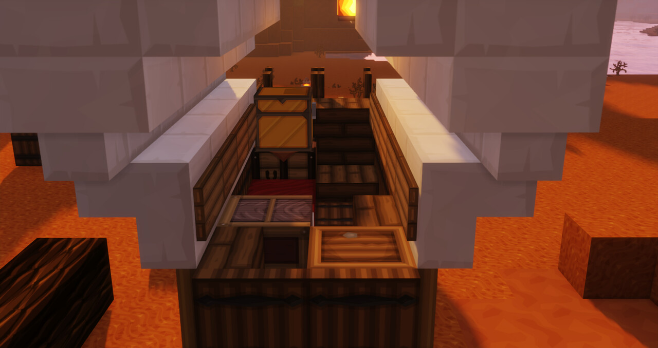 Wild West Covered Wagon - Starter Base - With Interior - Werstern Build Minecraft Map