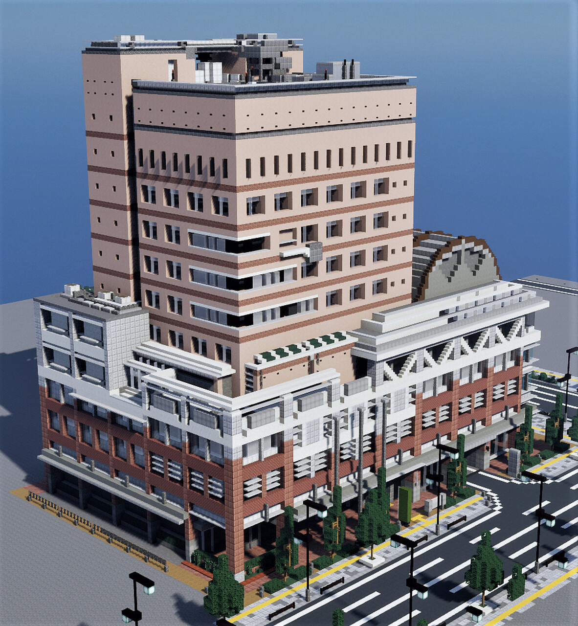 Buildings in Japan Minecraft Map