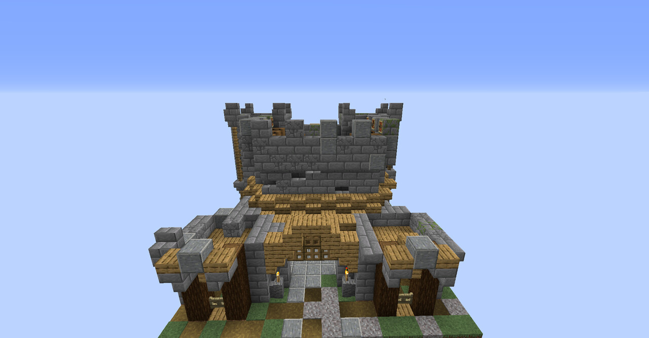 One Chunk Castle Keep Minecraft Map