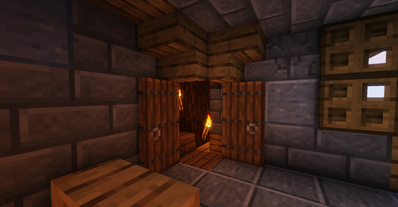 One Chunk Castle Keep Minecraft Map