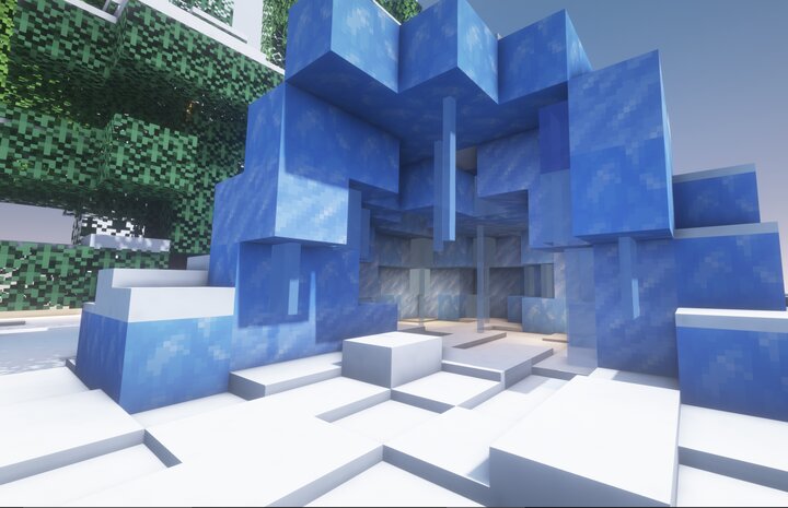 Ice cave Minecraft Map