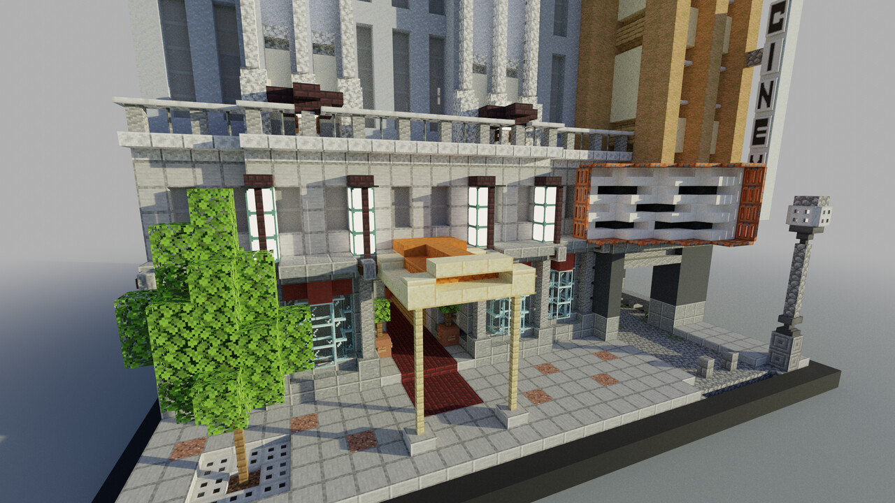 20´s Cinema | Minecraft Town House Minecraft Map