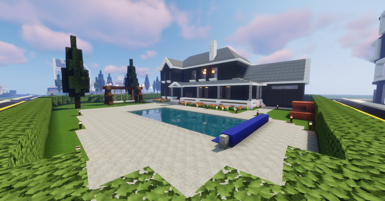 American house Minecraft Map
