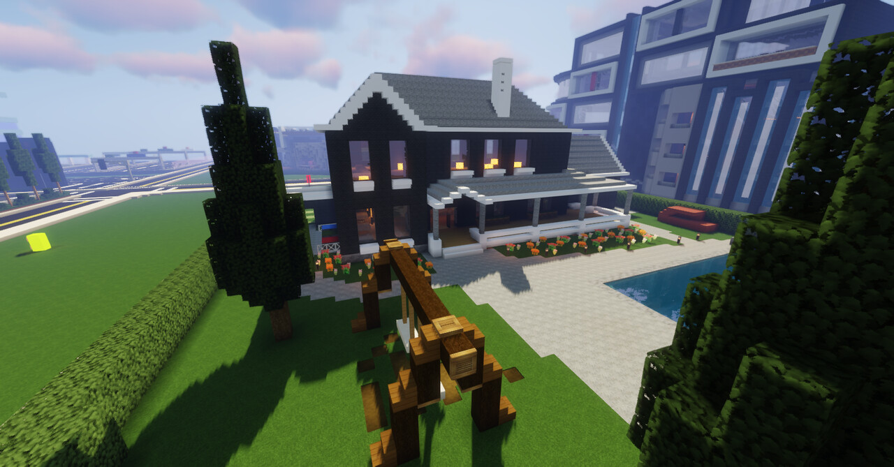 American house Minecraft Map