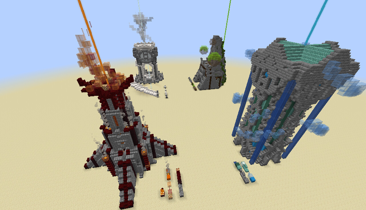 Elemental Temples Minecraft Map